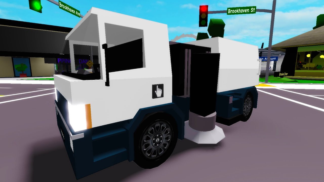 Roblox Brookhaven 🏡RP NEW STREET SWEEPER TRUCK UPDATE (Vehicle How To ...