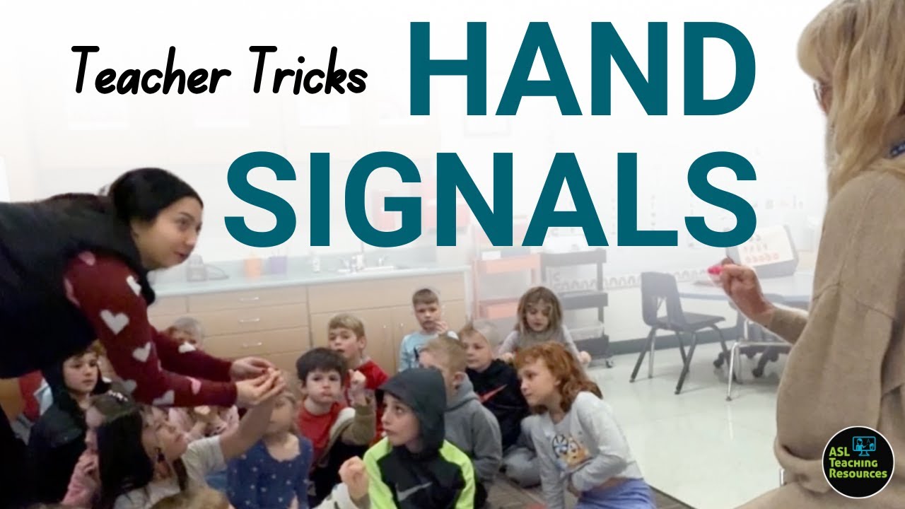 Teacher Tricks: Effective Hand Signals for Classroom Management! - YouTube