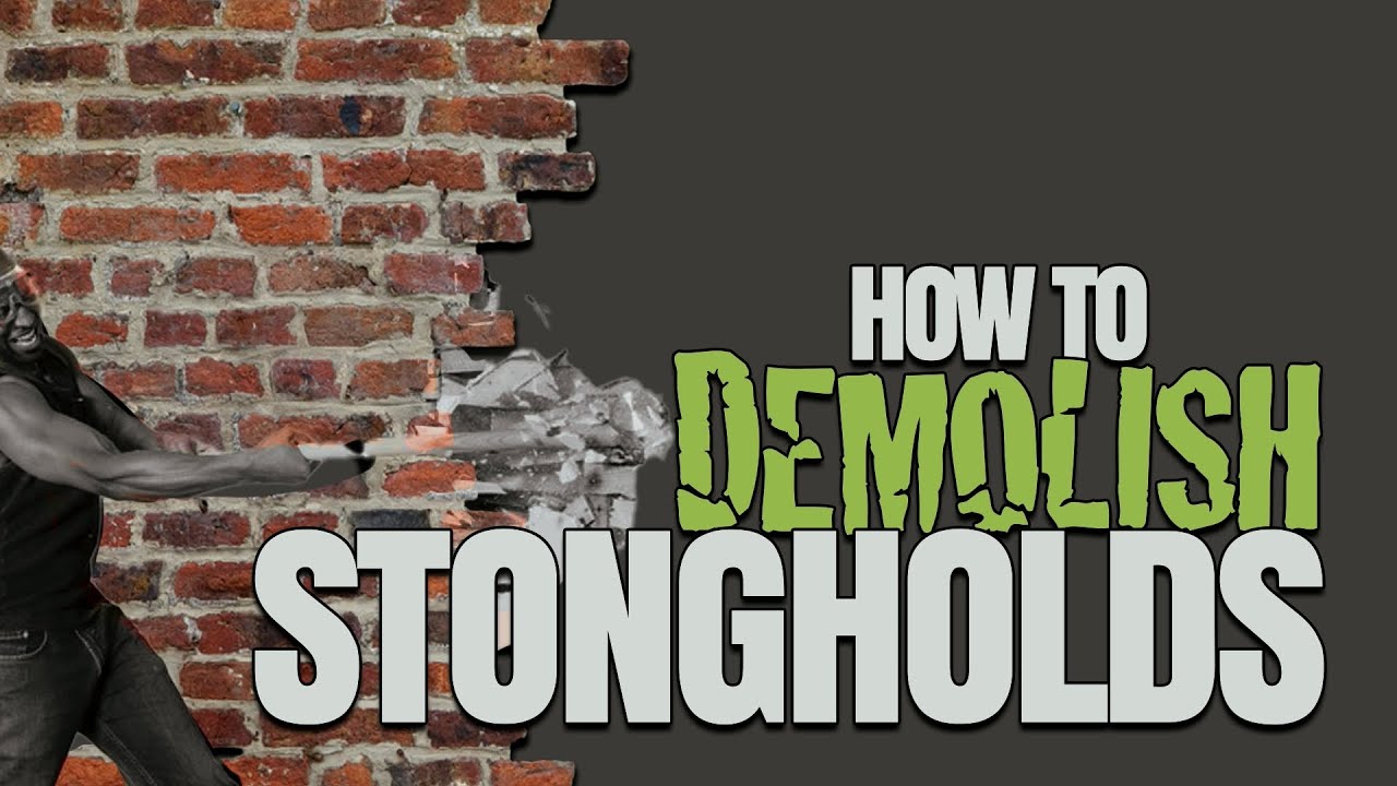 How to Demolish Strongholds - YouTube