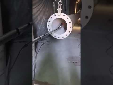 how to powder coating pipe inside ? - YouTube