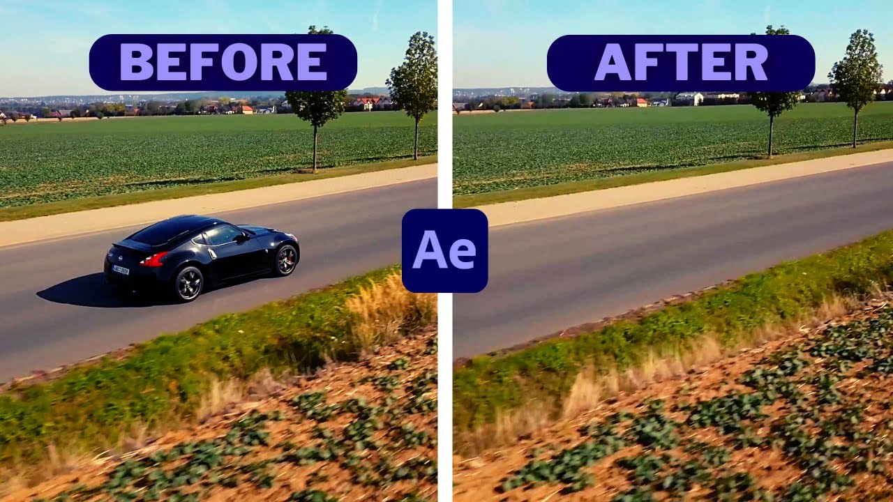 How to REMOVE OBJECTS in After Effects | Content Aware Fill | 2022 ...