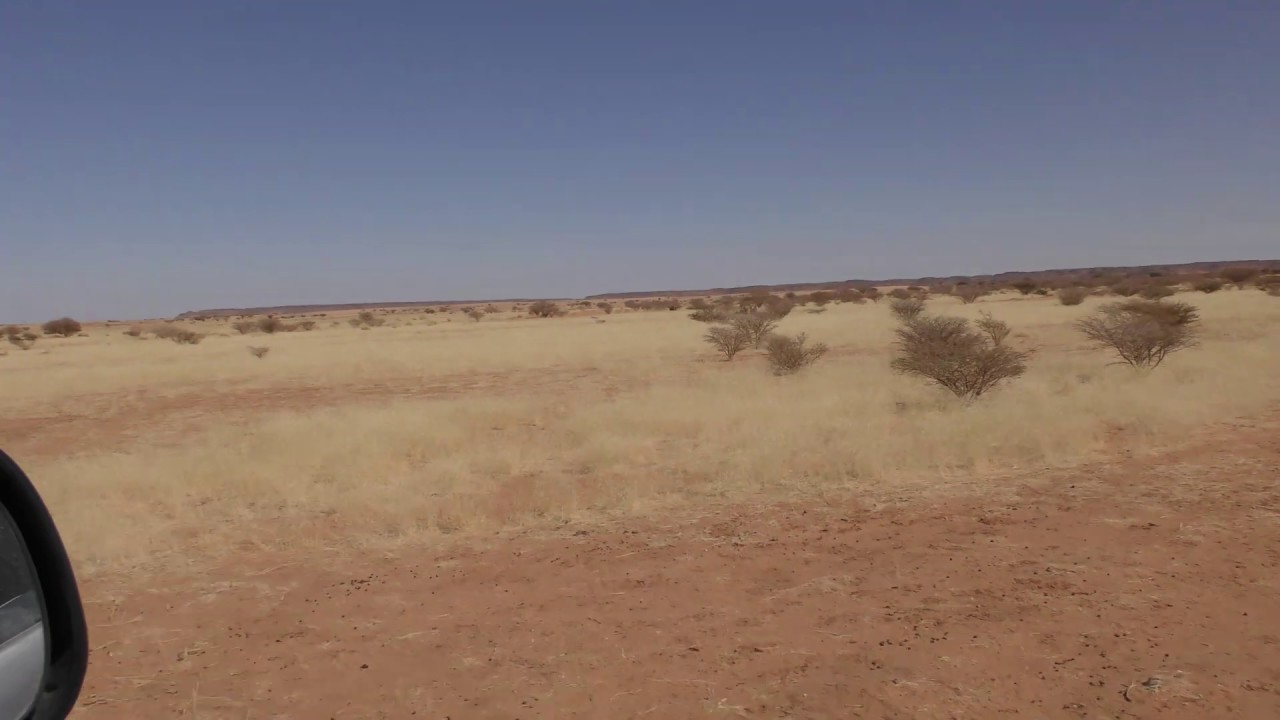 Day 11-Driving through African Savanna landscape in Sudan - YouTube
