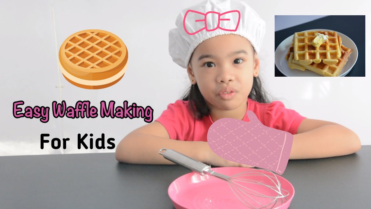 Easy Waffle Making for Kids Breakfast #easywafflemakingforkids # ...