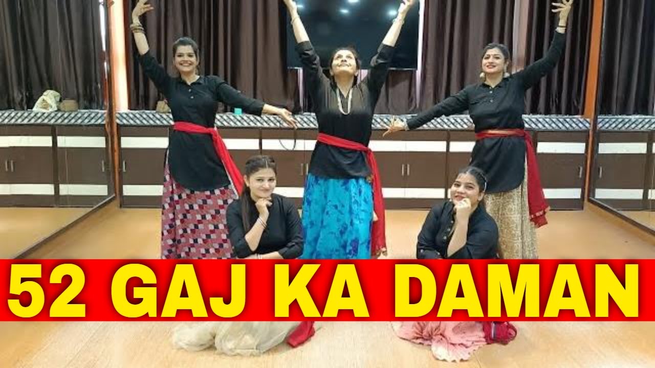 52 Gaj Ka Daman | Dance Video | Haryanvi Song | Step2Step Dance Studio Choreography - YouTube
