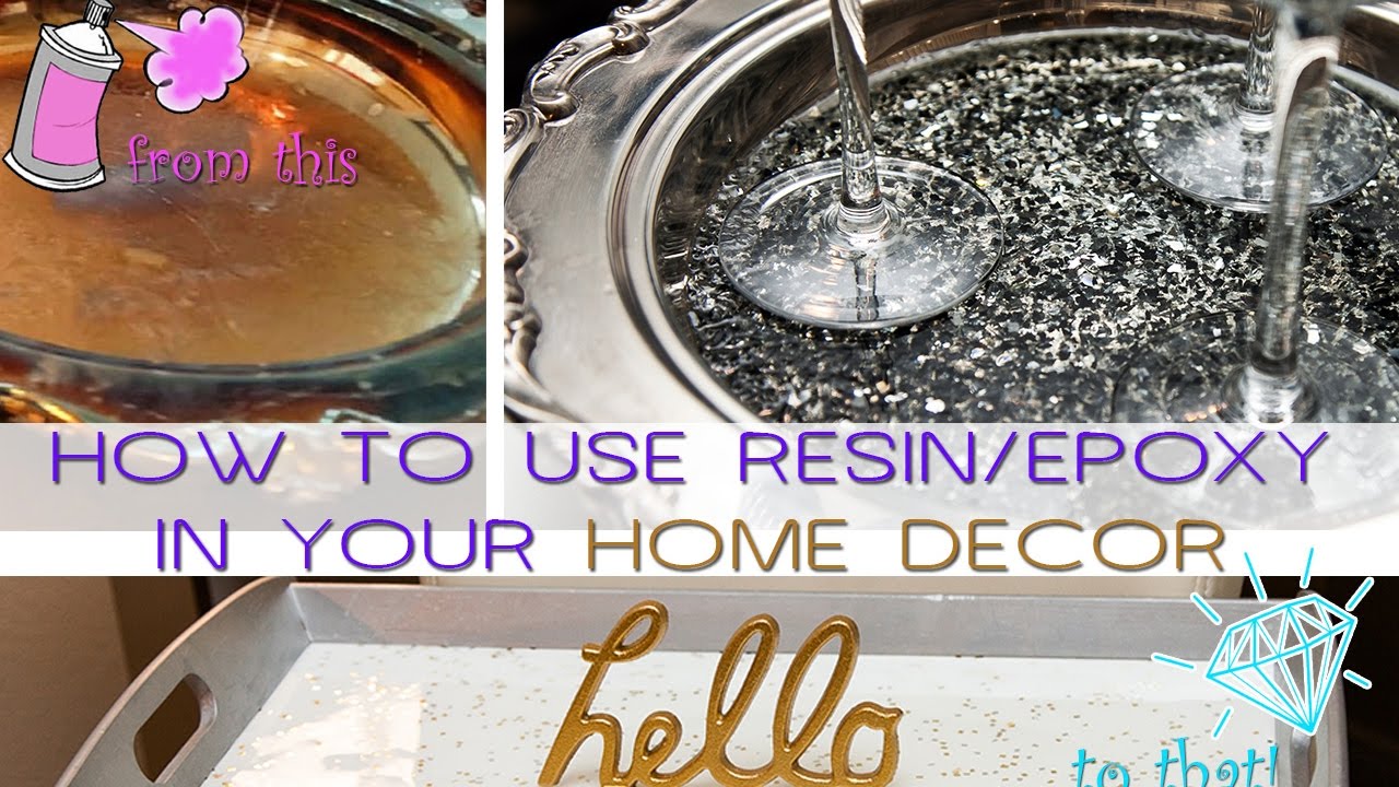 DIY | HOW TO USE RESIN ON YOUR SILVER DECOR - YouTube
