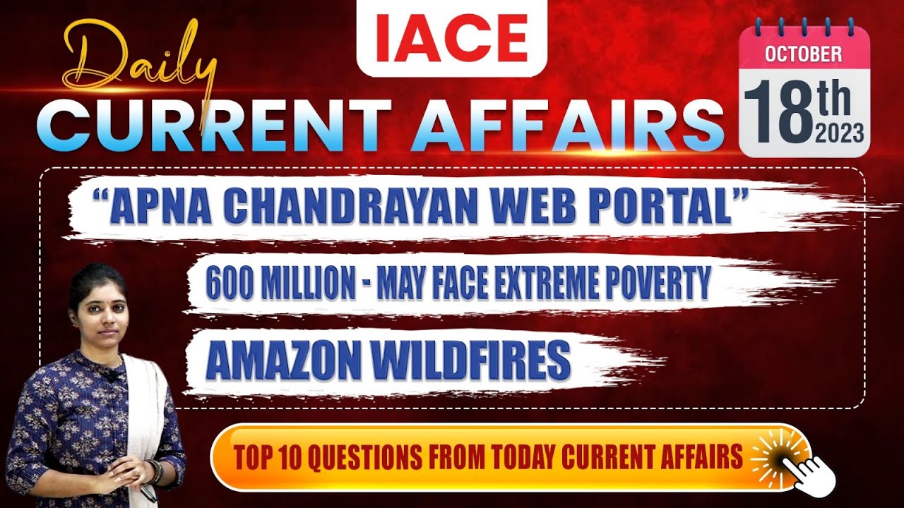 Oct 18th Current Affairs 2023 || Today Current Affairs || DAILY CURRENT ...