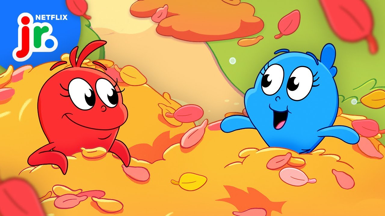 Scatter & Gather Leaf Cleanup! 🍂 Dr. Seuss’s Red Fish, Blue Fish ...