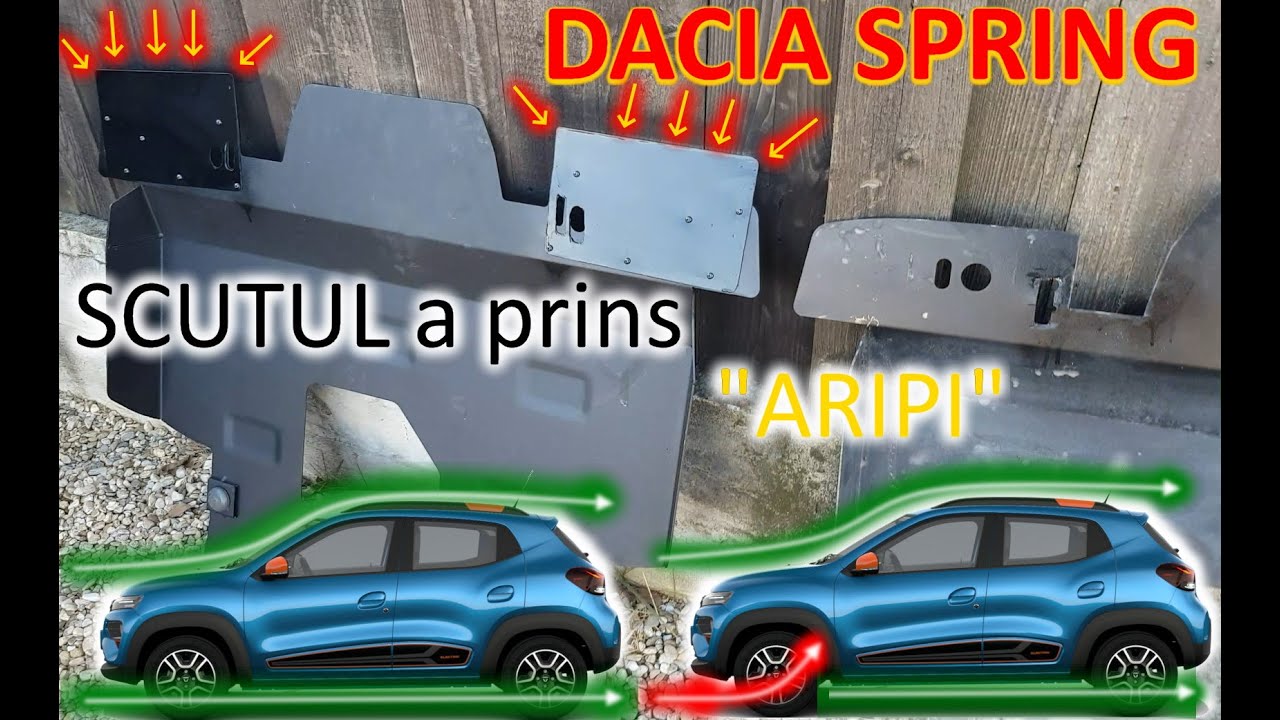 Dacia Spring - Am înlocuit scutul și l-am montat după ce i-am aplicat o ...