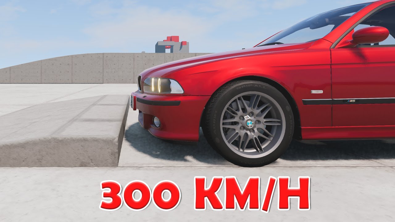 Cars VS Square Speed Bump #2 - BeamNG Drive - YouTube
