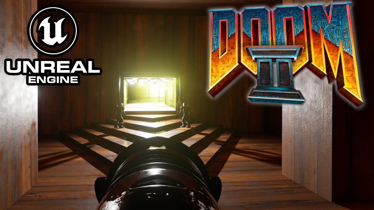 DOOM 2 con 👉 UNREAL ENGINE 4 👈 es ALUCINANTE! - YouTube