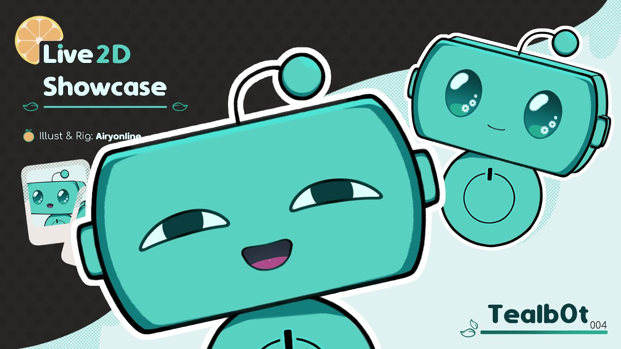 〖Vtuber Showcase〗Tealb0t's Rollin Robot | Live2d - YouTube