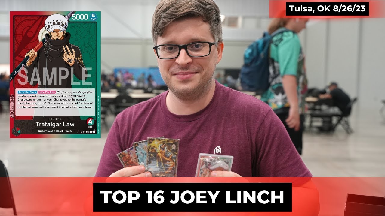 One Piece TCG Tulsa Regional: Top 16 Joey Linch [Trafalgar Law] Deck ...