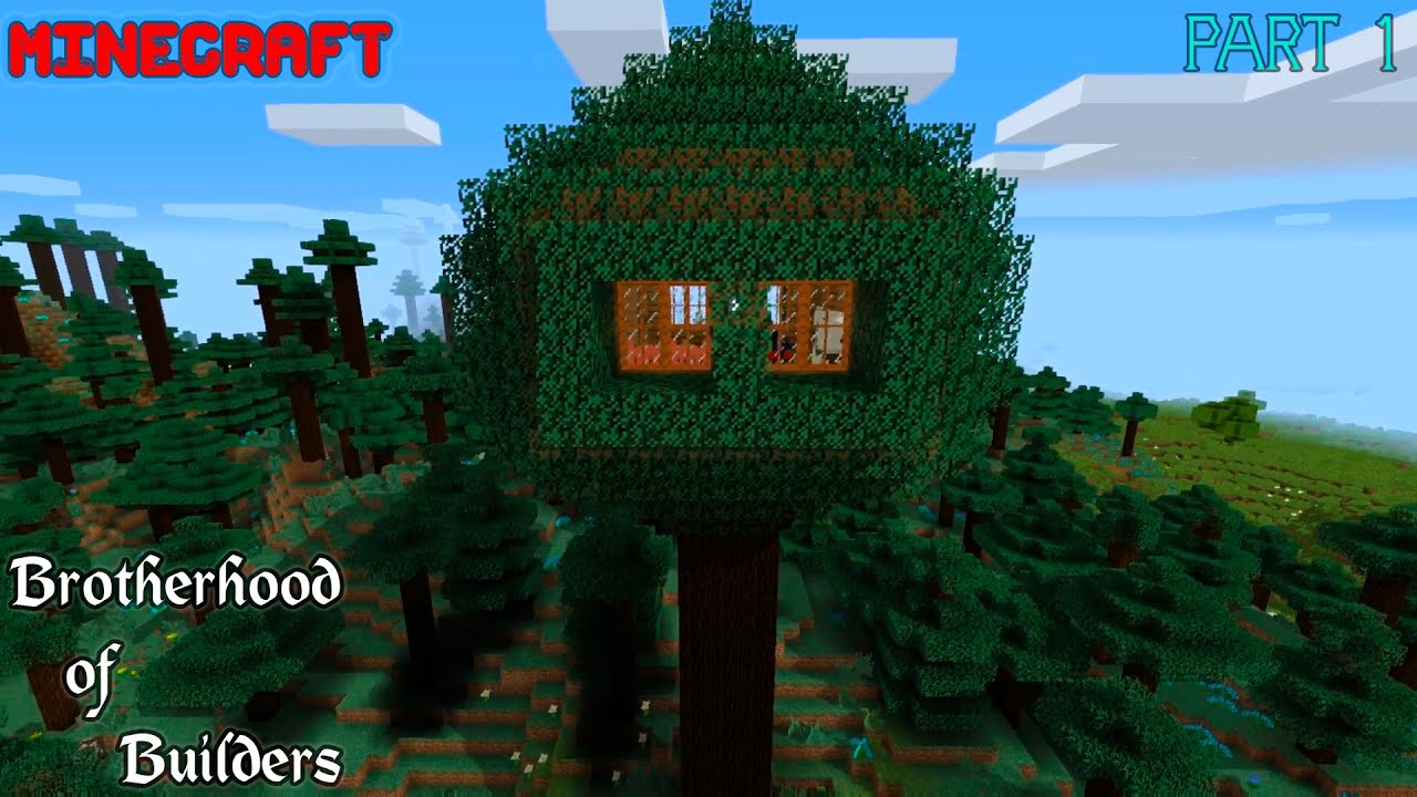 Minecraft | How to build a secret treehouse | Part 1 | #7 - YouTube