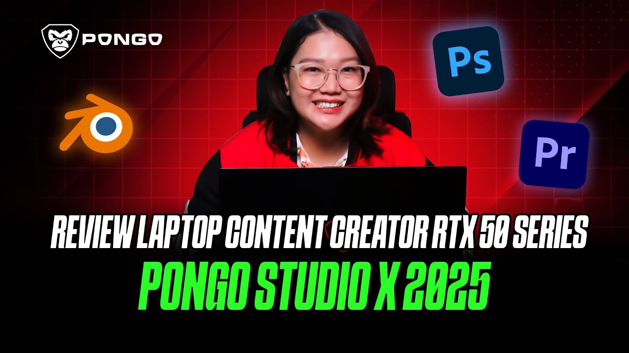 REVIEW PONGO STUDIO X 2025 | LAPTOP CONTENT CREATOR RTX 50 SERIES - YouTube