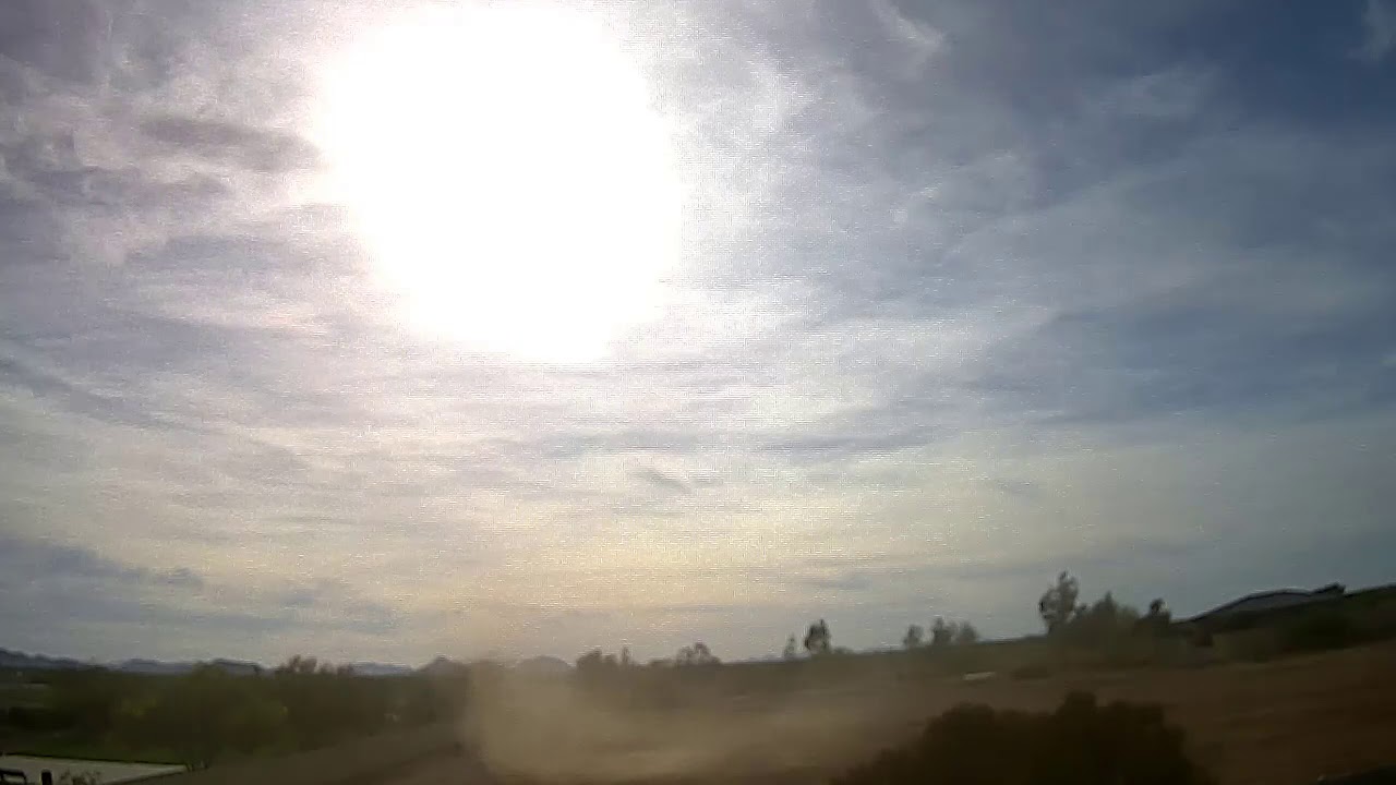 Mini Dust Storm on April 6, 2018 in Red Rock, AZ - YouTube