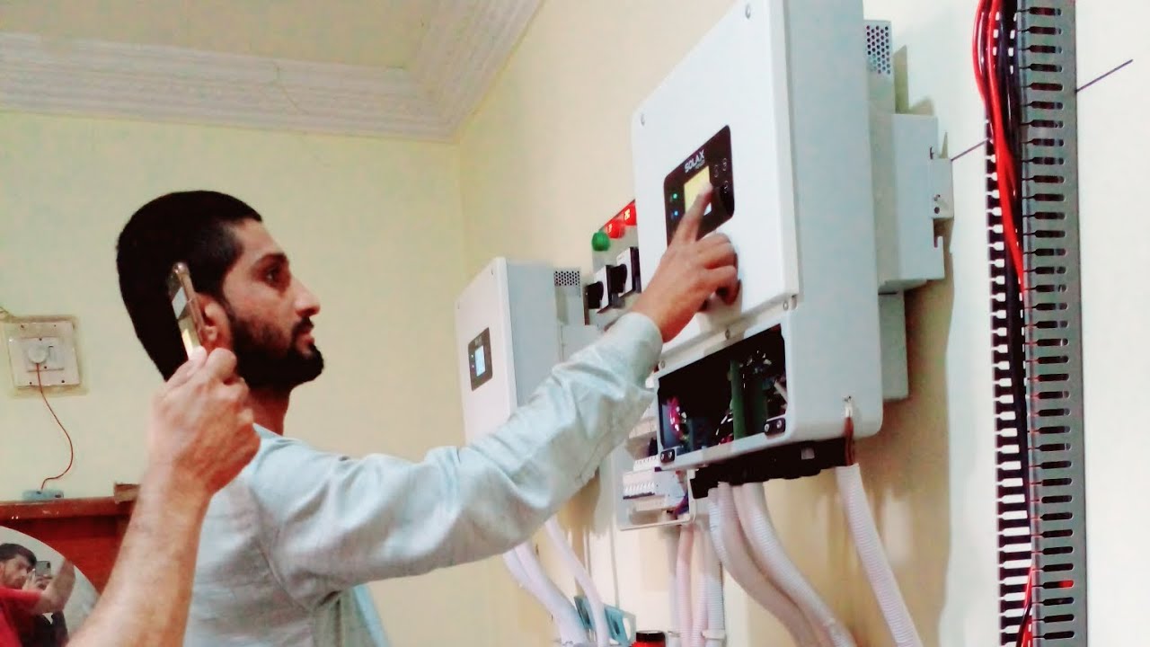 Solax New model solar Hybrid inverter Software update - YouTube