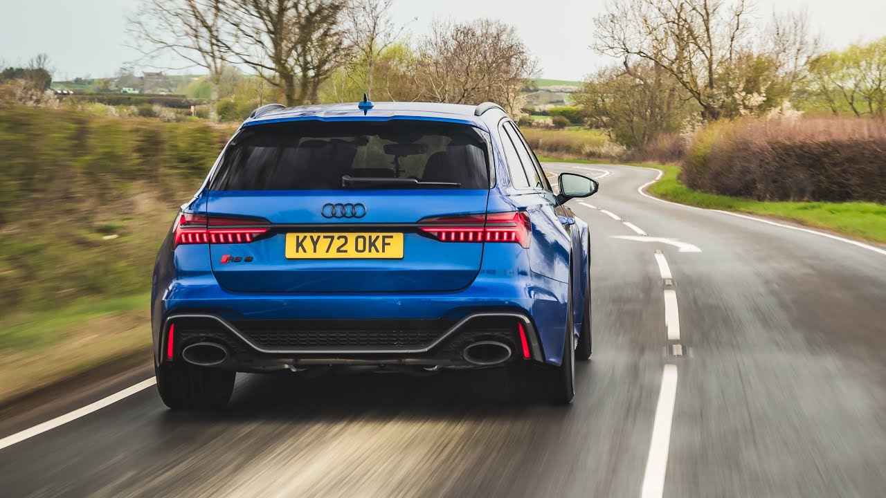 2022 Audi RS6 Avant Carbon Pack Morning Coffee Run! First Drive Review ...