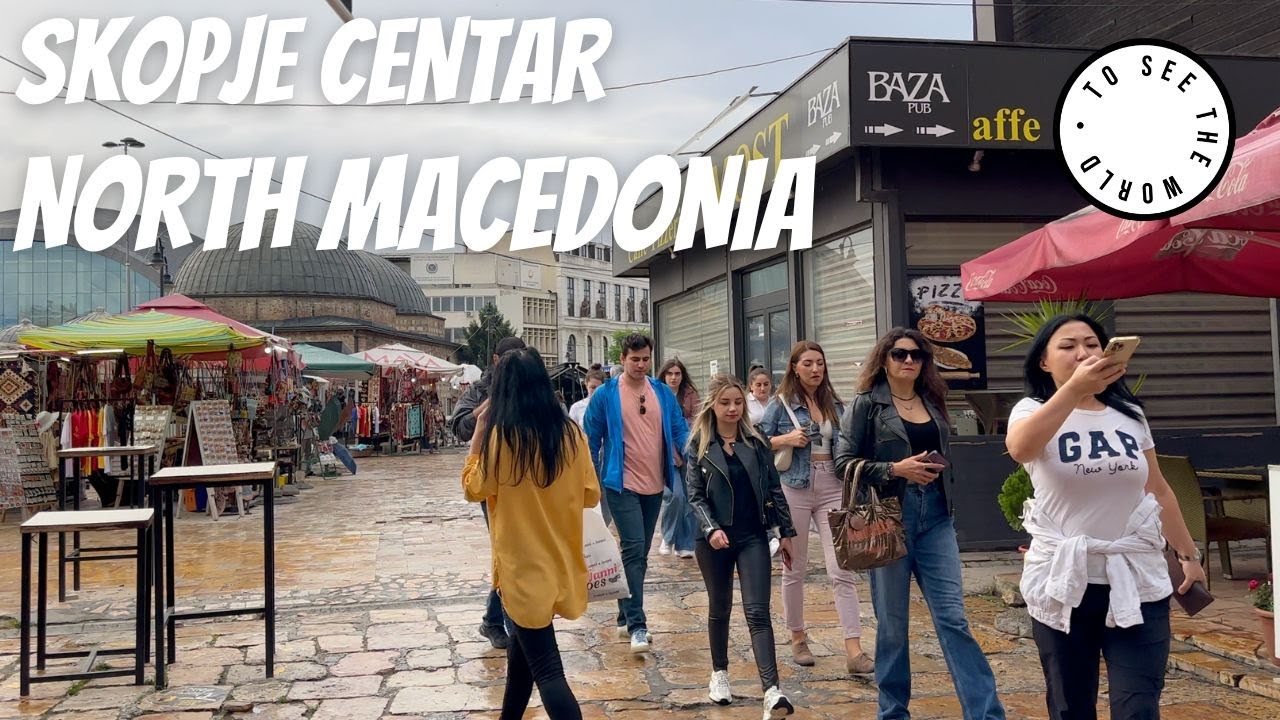 Hd Skopje Centar - Macedonia - A Tour Around The Old Town And Its Statues - YouTube
