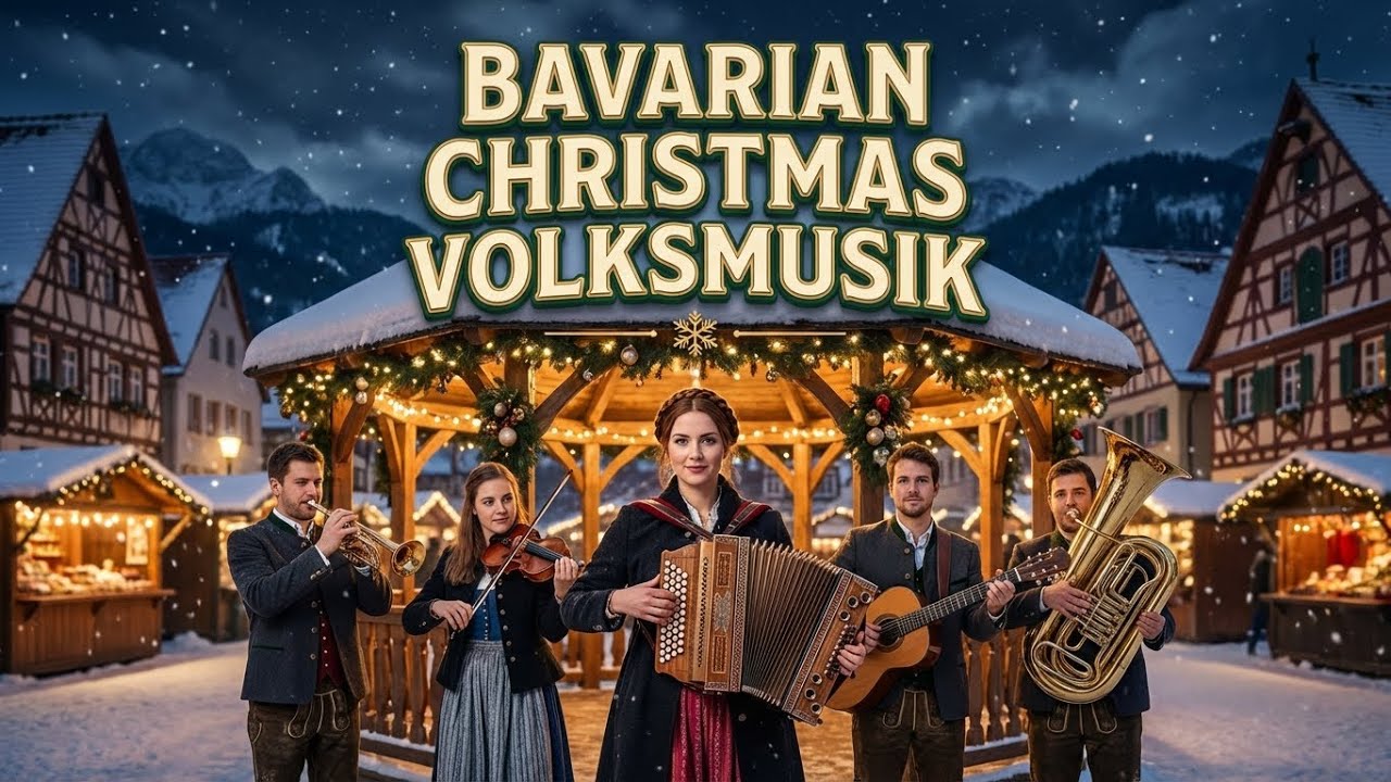 Bavarian Christmas Volksmusik ️ Acoustic Alpine Folk & Accordion ...