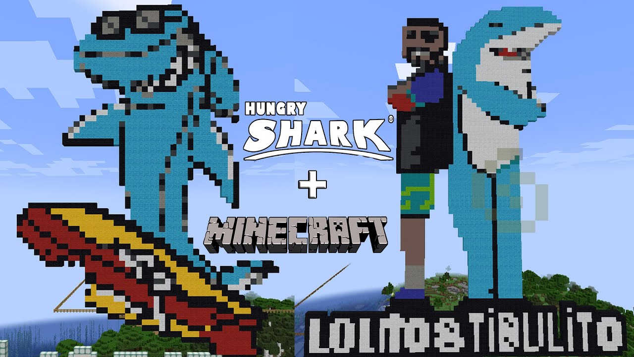 LES PRESENTO MI PROPIO SERVER DE HUNGRY SHARK EN MINECRAFT PARA TODO EL ...