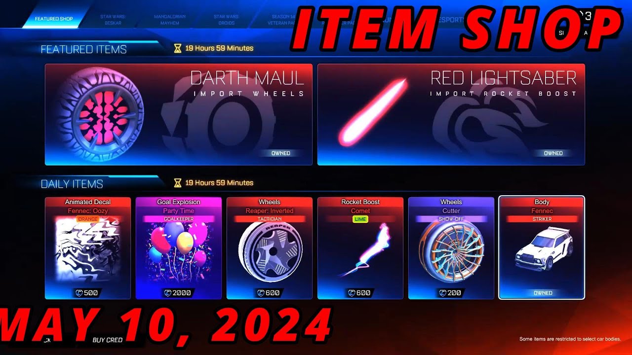 May 10 Rocket League Item Shop: ORANGE FENNEC OOZY ANIMATED DECAL ...