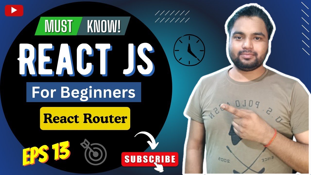 React Router DOM | Routing in React | React JS Course For Beginners - YouTube