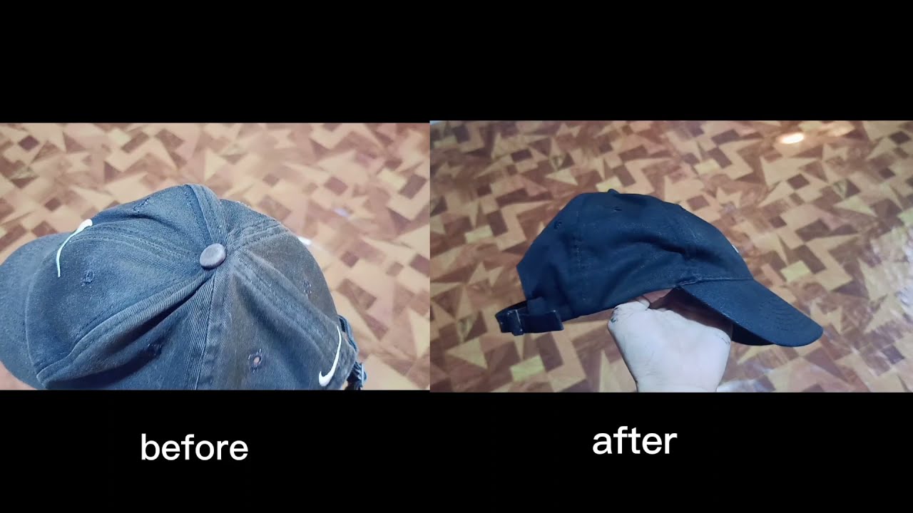 How to restore faded cap using textile paint. - YouTube