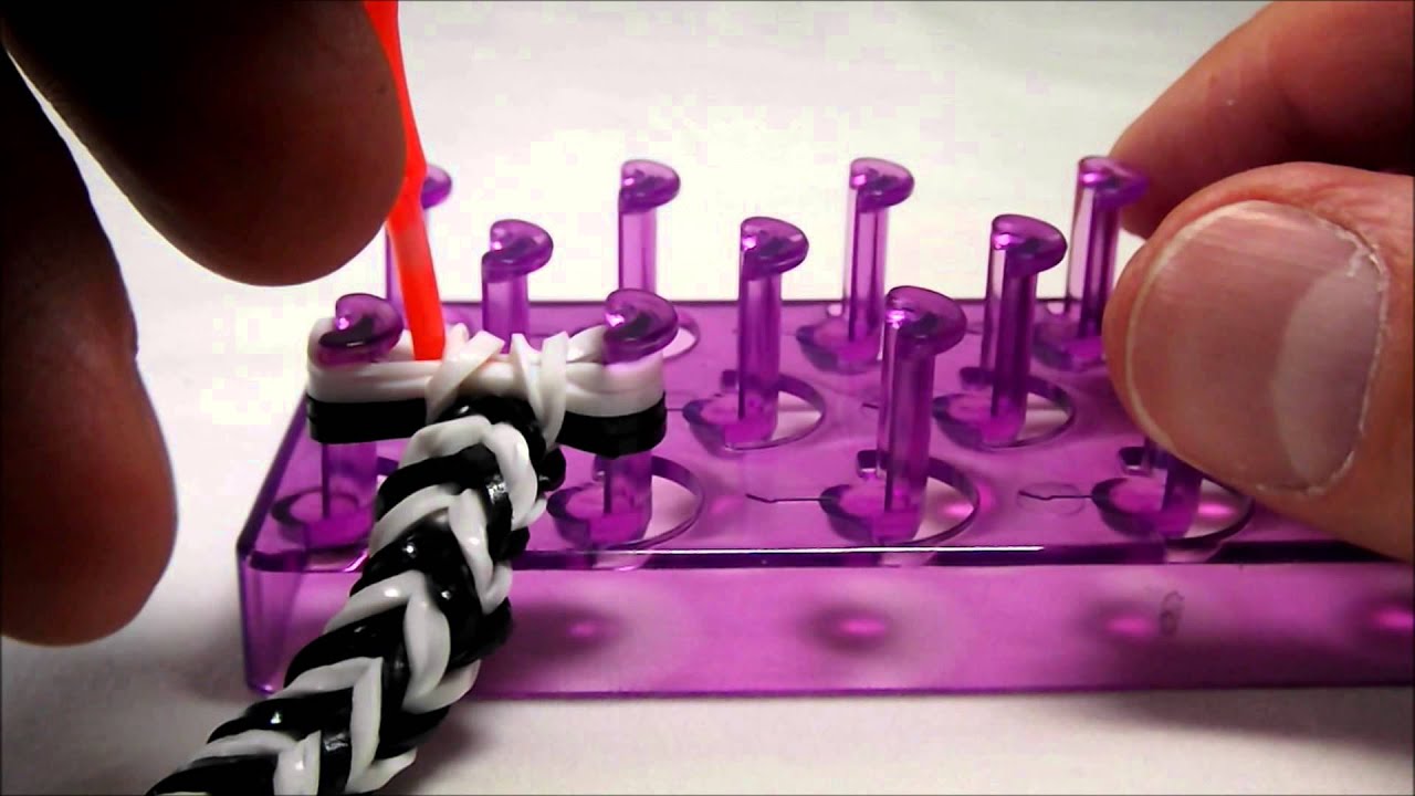 Step By Step Easy Loom Band Tutorial - Double Fishtail Bracelet - YouTube