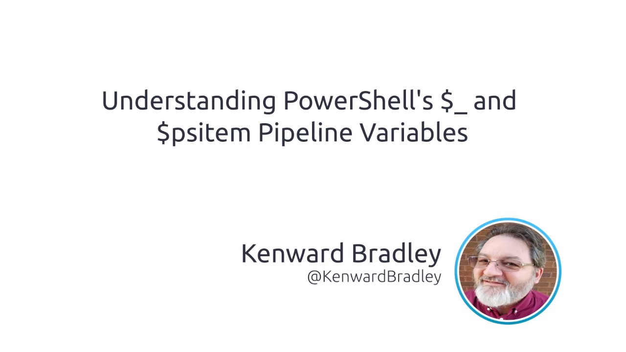 Understanding PowerShell's $_ And $PSItem Pipeline Variables - YouTube Understanding PowerShell's $_ And $PSItem Pipeline Variables - YouTube