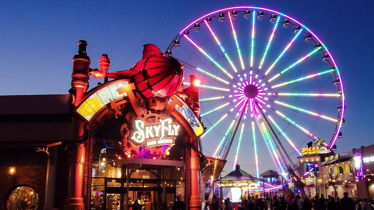 Sky Fly Soar America Ride Review The Island Pigeon Forge Full Ride Thru ...