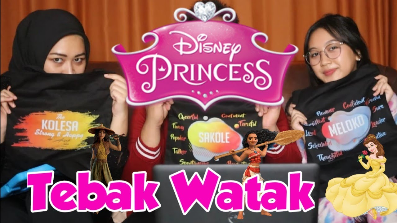 TEBAK WATAK DISNEY PRINCESS! RIBUT TERUS! - YouTube