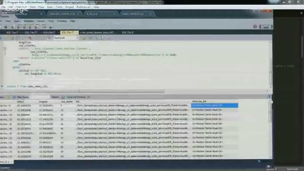 Google Maps Com Scriptcase Paso a Paso - YouTube