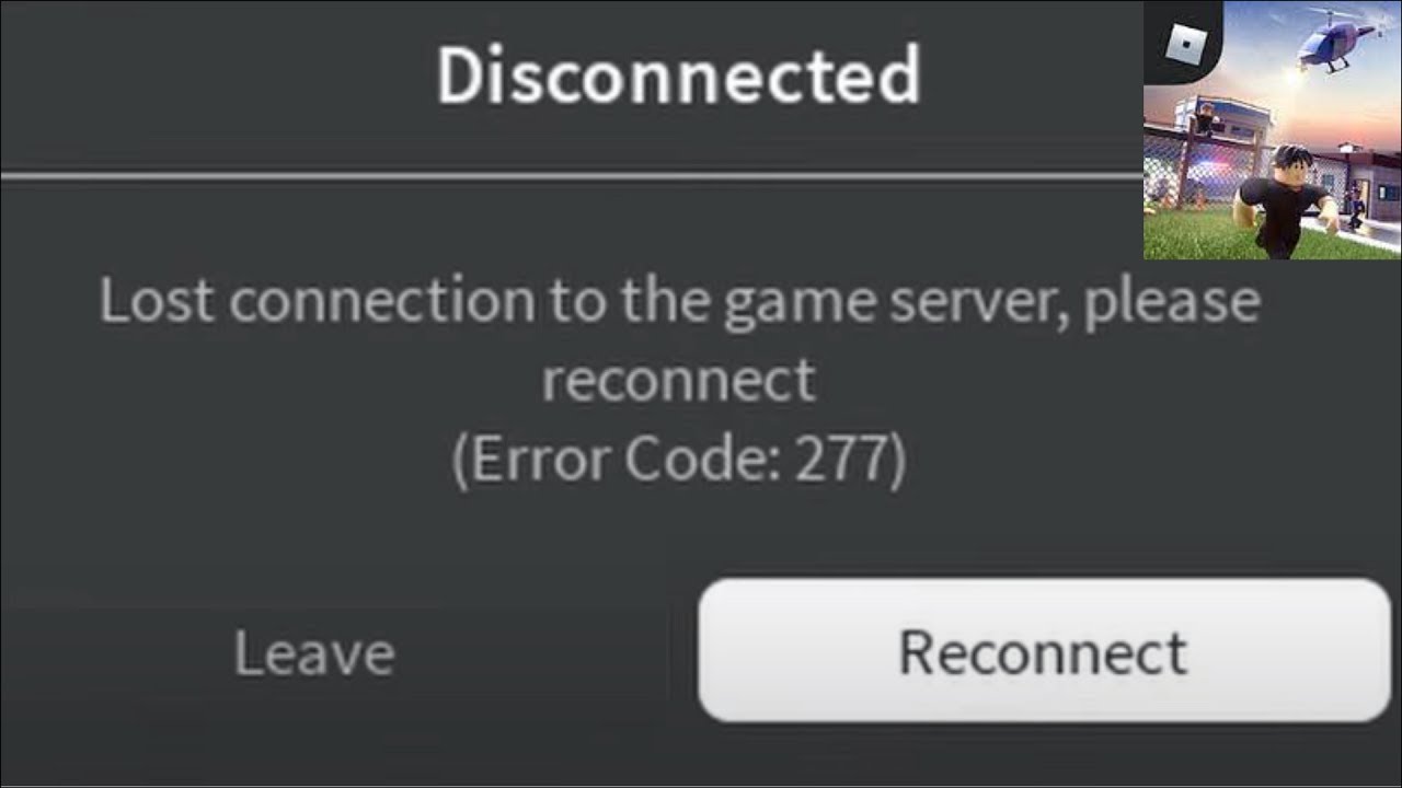 How to Fix Roblox Game - Disconnected - Lost connection to the game ...
