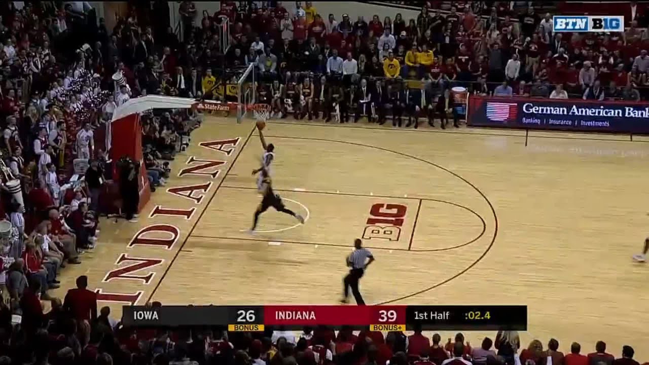 Aljami Durham Rebound Layup Beats Buzzer vs. Iowa - YouTube