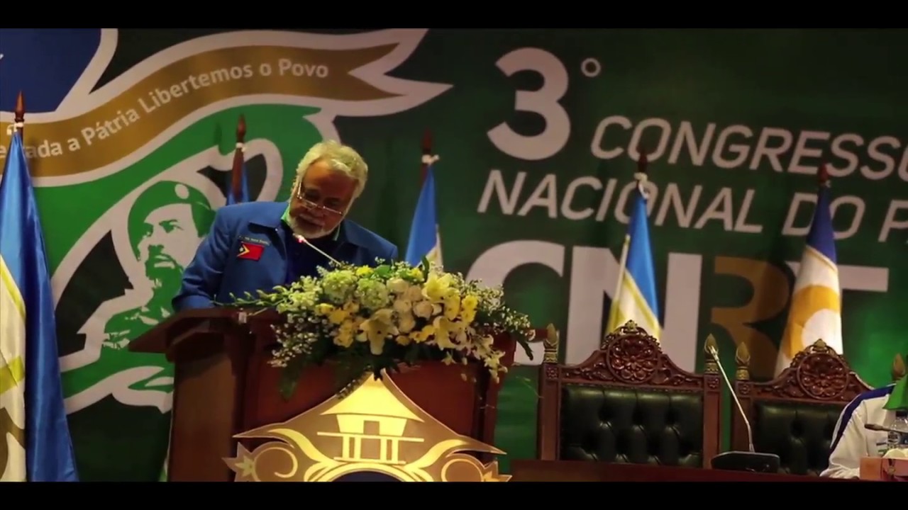 Prezidente Partido CNRT. Kay Rala Xanana Gusmao diskurso iha 3 ...