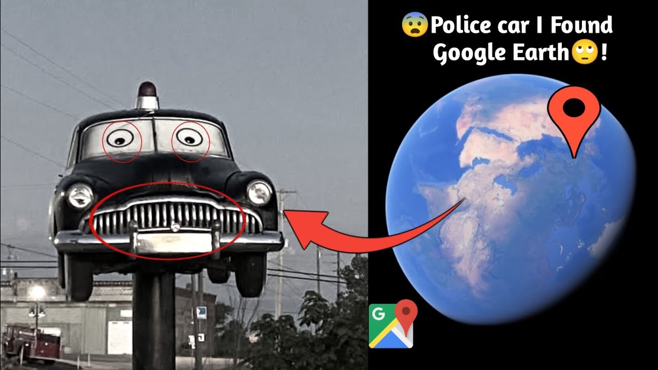 Police car / I Found On Google Earth GEO at the Google Maps😨 - YouTube