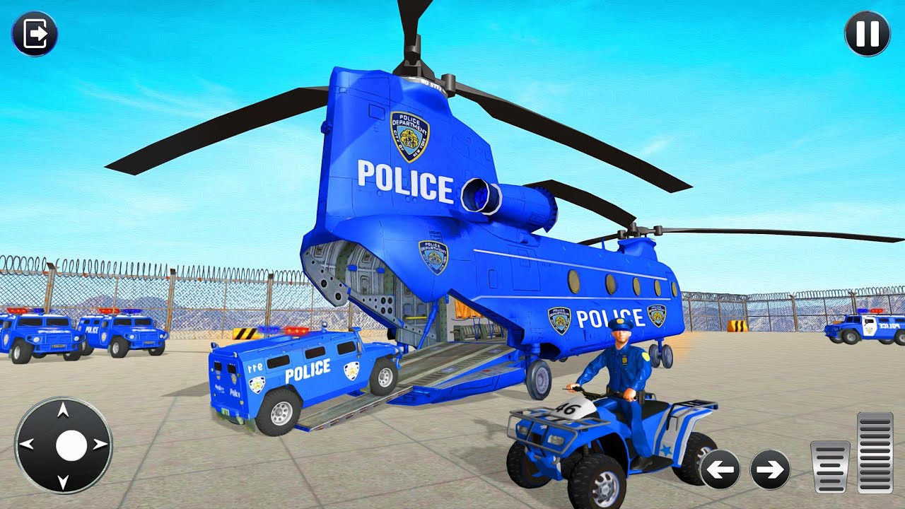 POLICE TRUCK TRANSPORTER - ️ ️ ️ THE BIG PLANE CARGO MISSIONS - YouTube