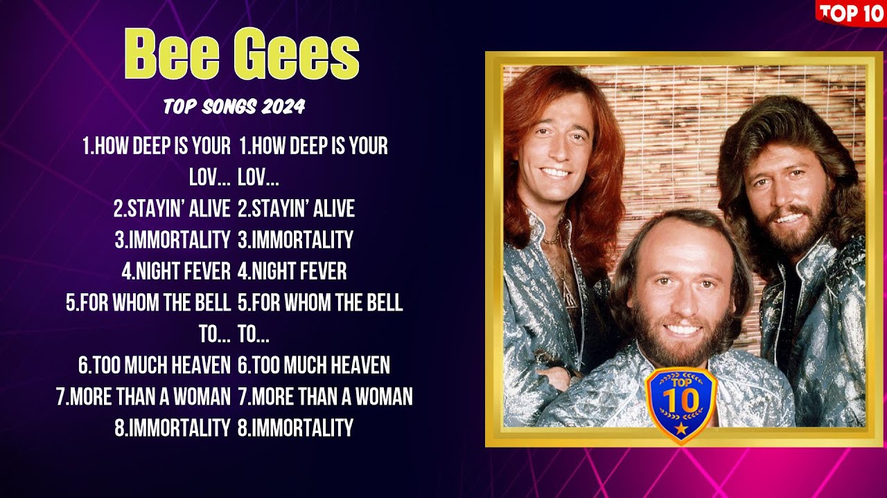 Bee Gees Mix Éxitos~ Lo Mas Nuevo 2024~ Lo Mejor Canciones - YouTube