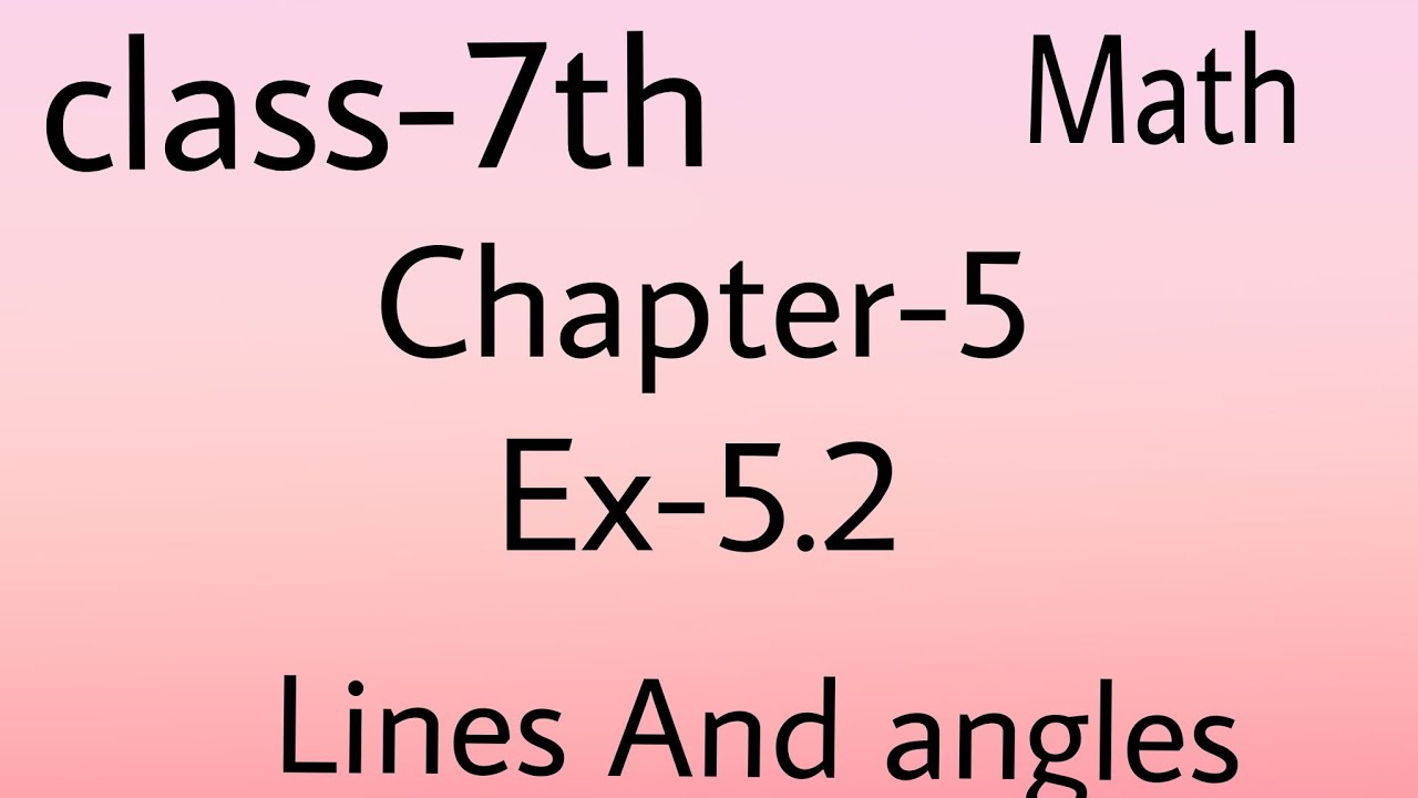 class-7th|Math| |Chapter 5 |ex5.2| part-1[Ncert] |Pseb|#maths #solution ...