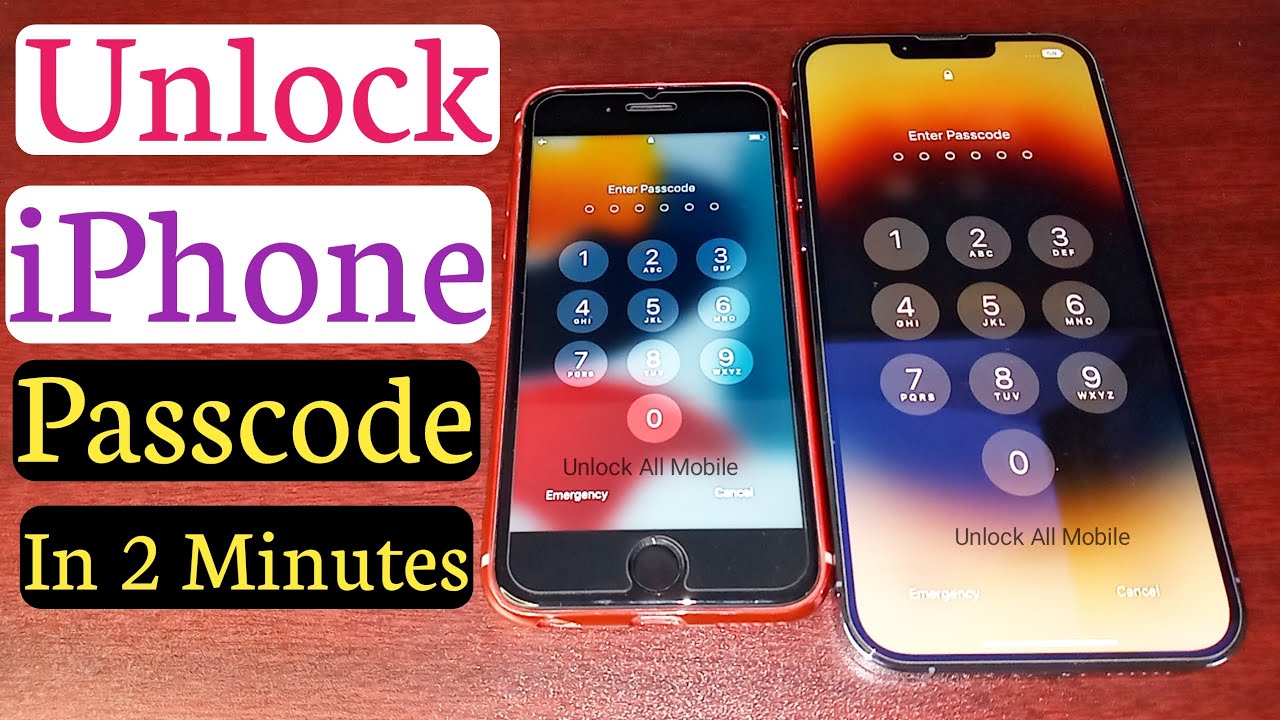 Unlock iPhone Forget Passcode In 2 Minutes | Unlock iPhone Password ...