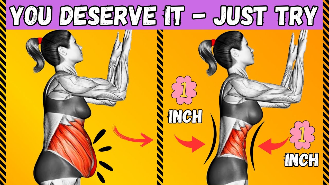 WORKOUT To LOSE 2 INCHES OFF WAIST In 2 Week At Home ( Say Goodbye To ...