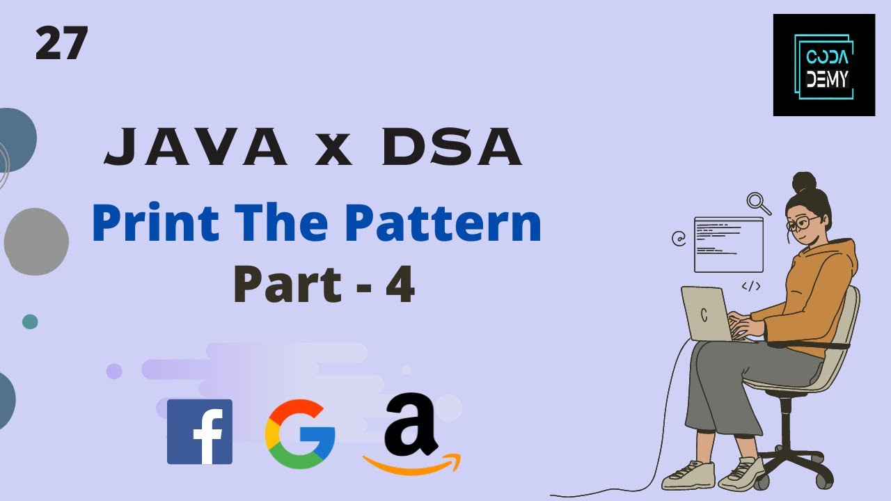 Print The Pattern Part 4 Codademy Javawithdsa Dsa Javaprogramming 8027