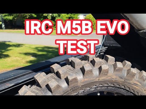 Testing out the IRC M5B EVO Front and rear tire in the 130 width on my ...
