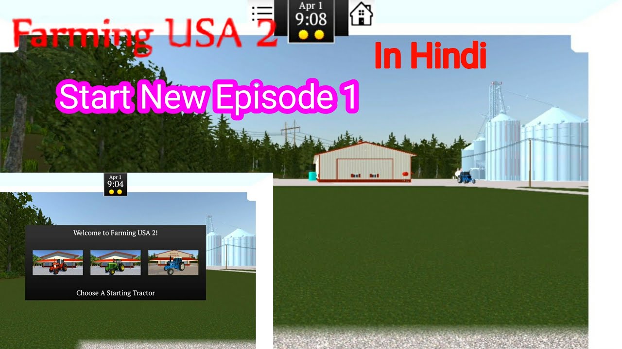 Farming Usa 2 Ep 1 Start || Farming Usa 2 Part 1 Gameplay In Hindi ...