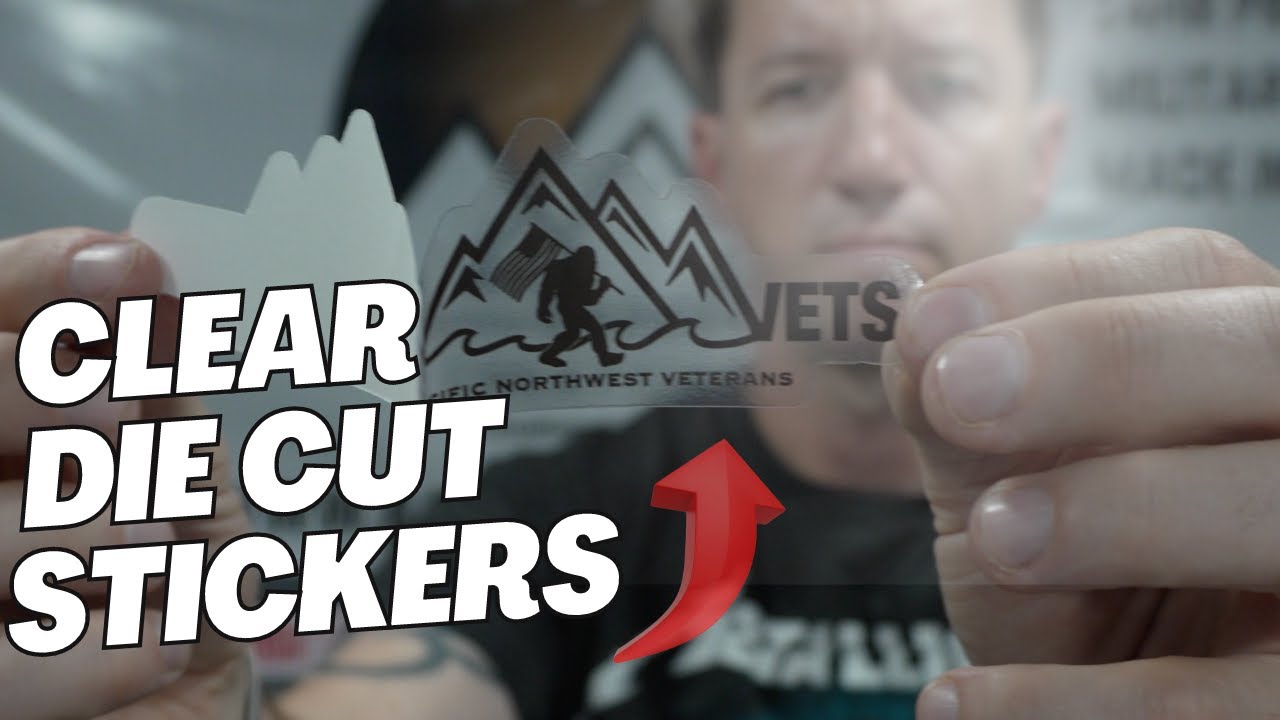 Making Clear Stickers - YouTube