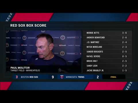 Twins manager Molitor on Rosario, Escobar's status