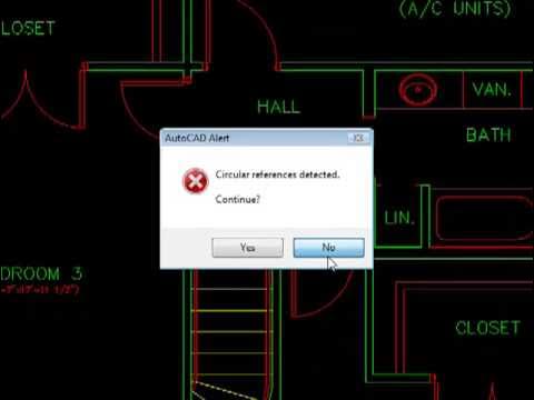 Mike's Tips - XREF: External Reference - Attach vs. Overlay - YouTube