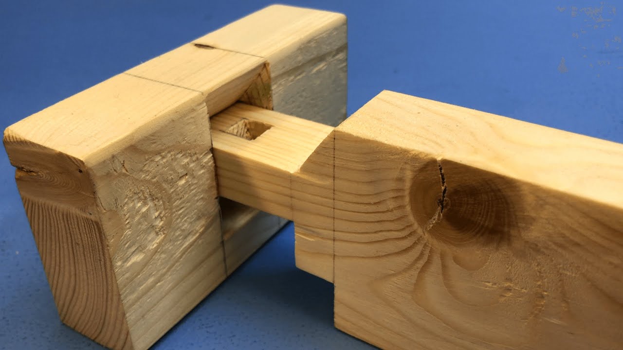 【DIY-0018】Amazing woodworking | joinery work | How to make this mortise ...