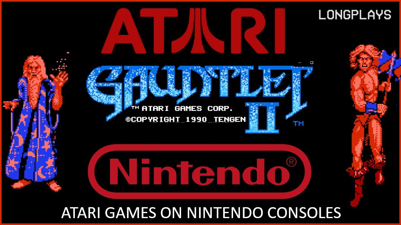 Atari Longplays: Atari's Gauntlet II by Tengen (NES) [1986] - YouTube