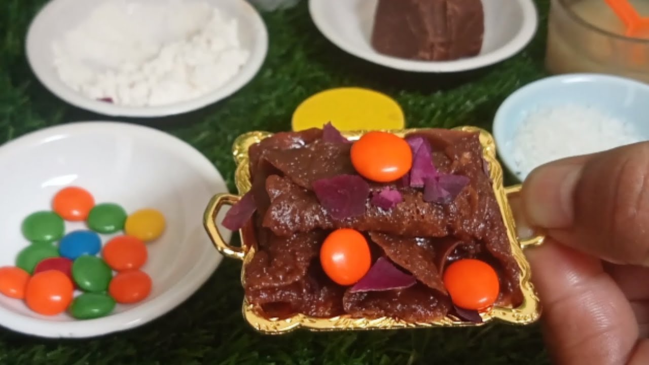 Making Chocolate Indian Style Dosa in our Miniature Kitchen | Desi ...